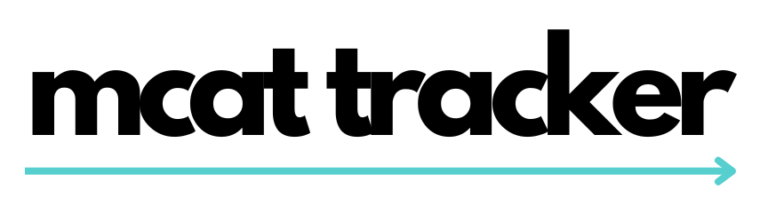 MCAT Tracker and Planner - Make the perfect MCAT Study Schedule